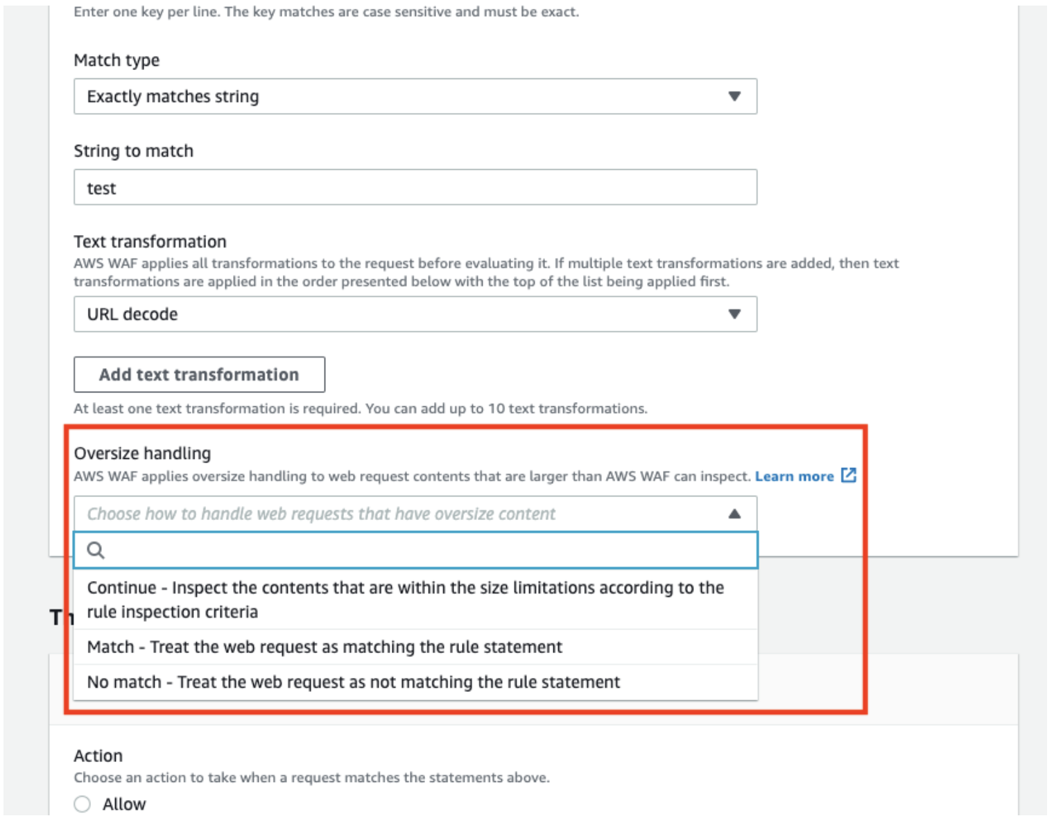 Inspect All Headers Option And Oversize Handling For Re Components Option Are Released In 
