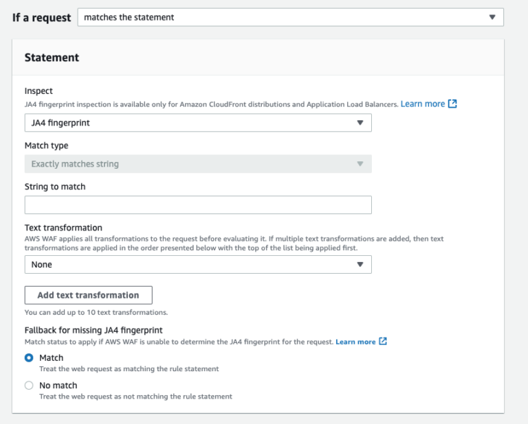 AWS WAF supports JA4 fingerprint | WafCharm